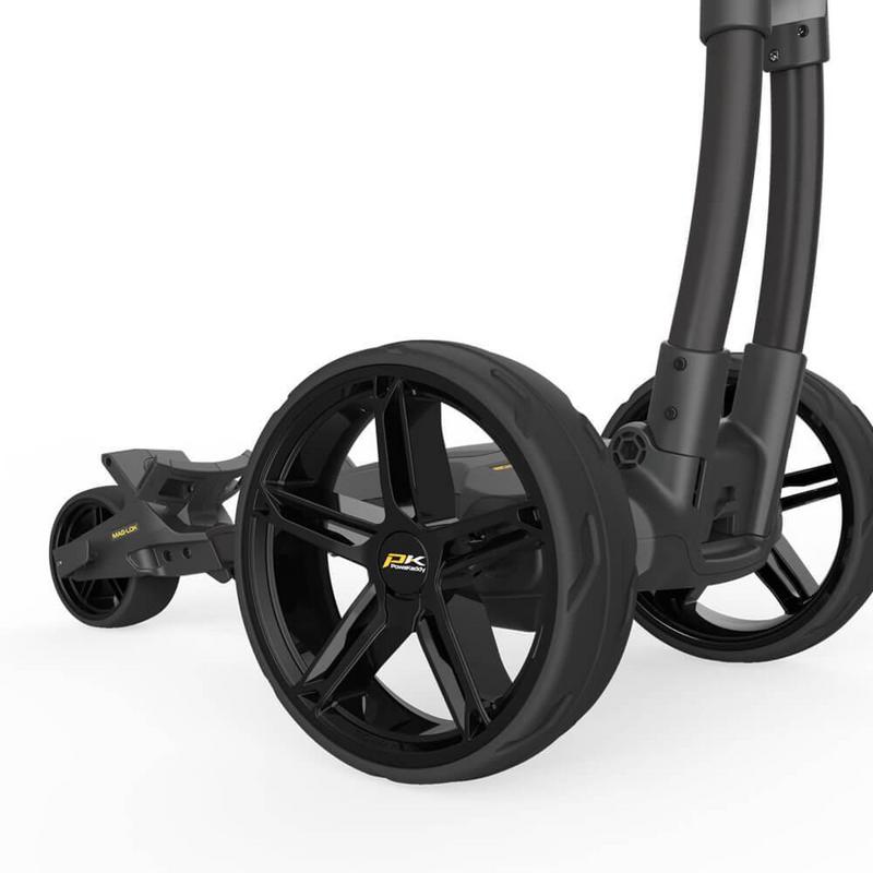 PowaKaddy FX3 Black Electric Golf Trolley 2024 - 18 Hole Lithium ...
