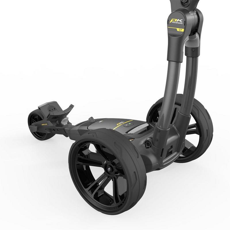 PowaKaddy CT6 EBS Gun Metal Electric Golf Trolley 2024 - Extended ...