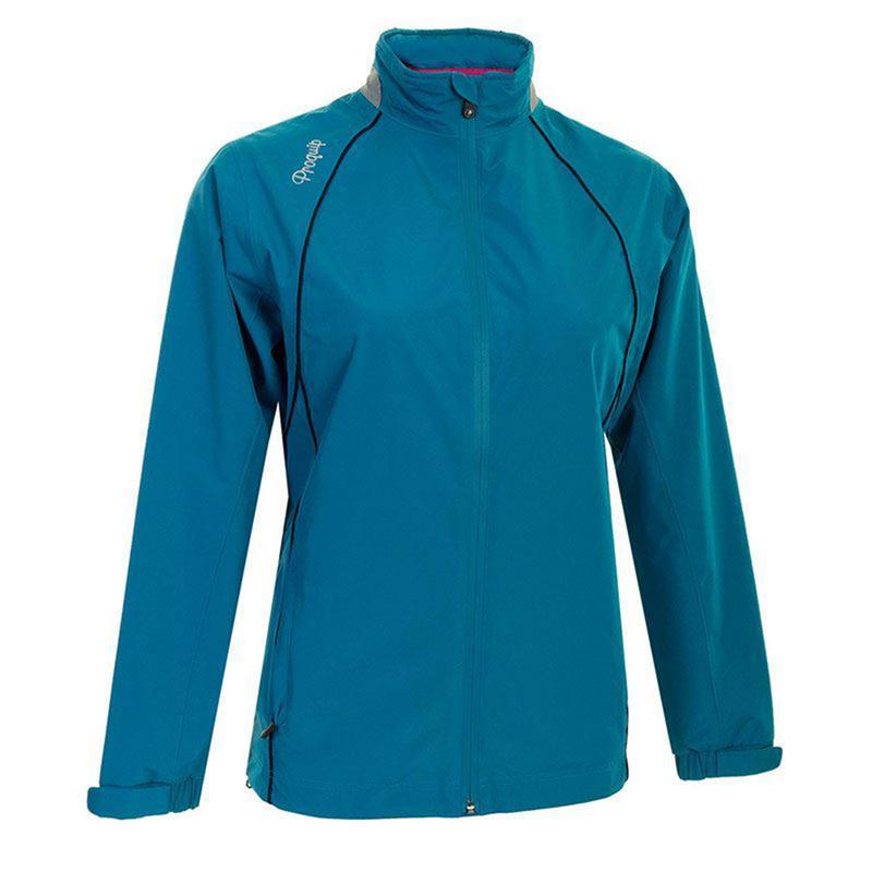 ProQuip Emily Ladies Waterproof Golf Jacket - Turkish Blue|Click Golf