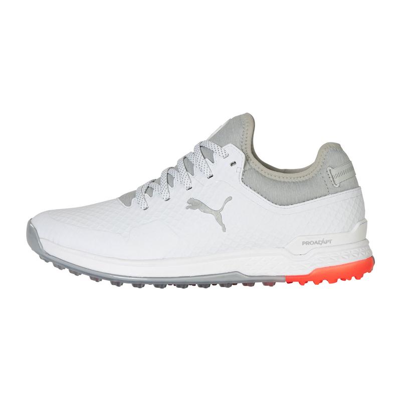 Proadapt Alphacat Spikeless Golf Shoes - Puma White/High Rise|Click Golf