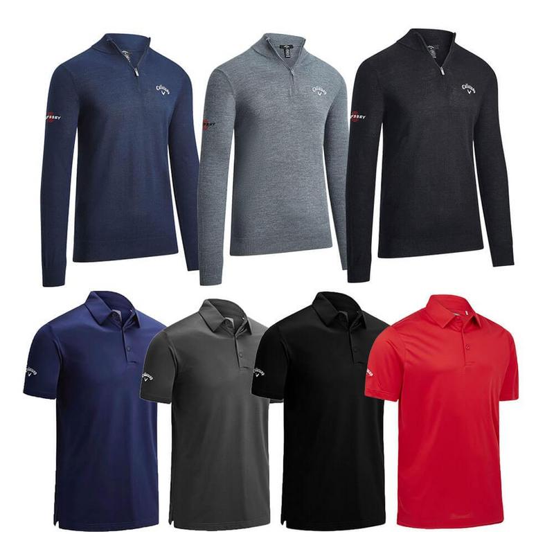 Callaway Swing Tech Polo and Tour Merino Sweater Bundle | Click Golf